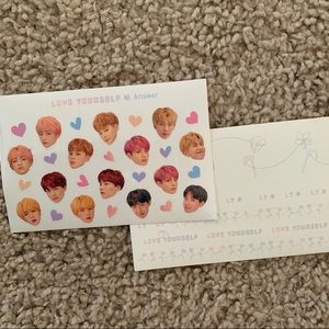 Accents | Bts Ly Answer Stickers | Poshmark